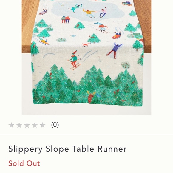Anthropologie | Holiday | Iso The Slippery Slope Table Runner | Poshmark